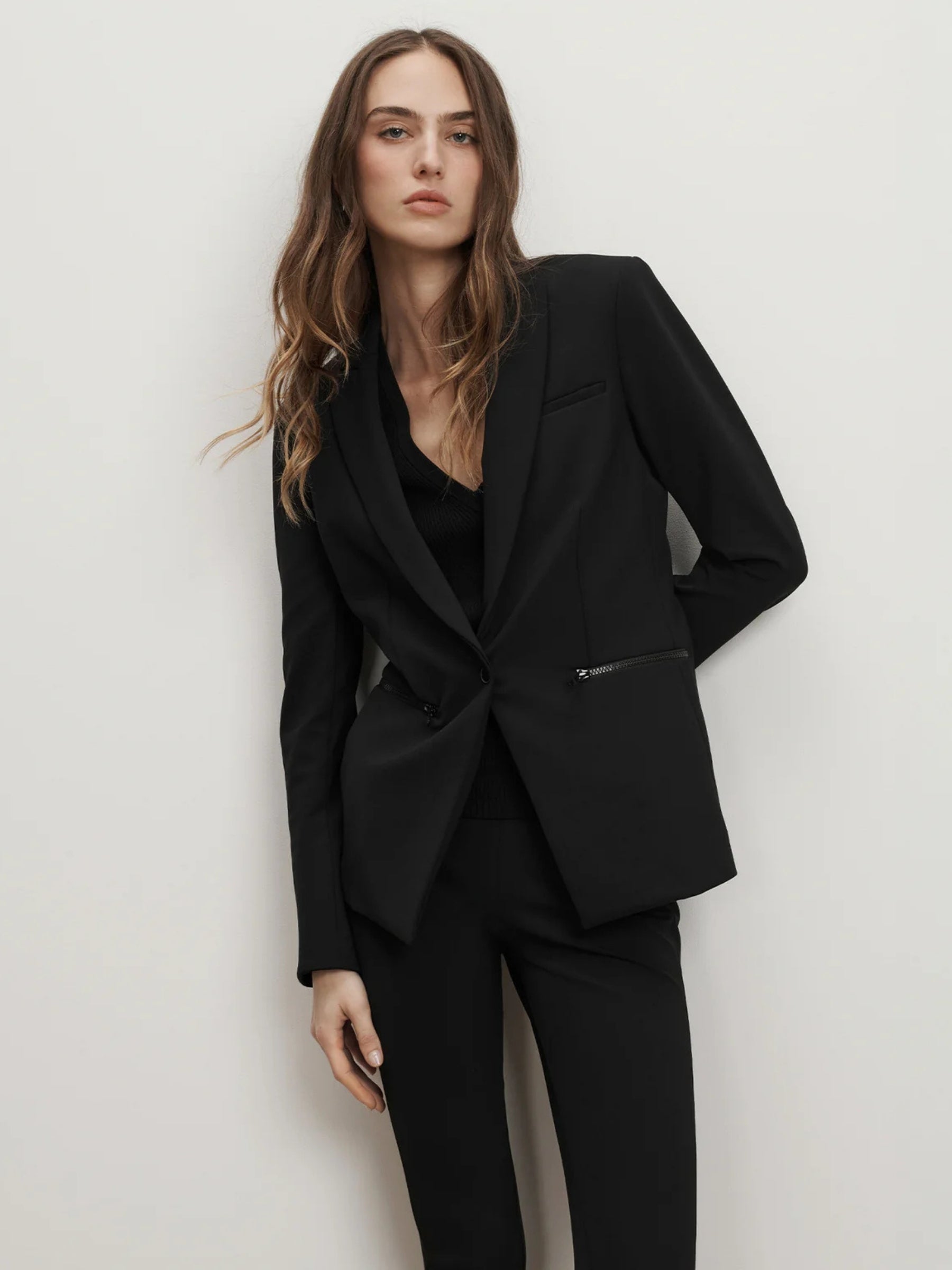 Veronica Beard Scuba Jacket – Black
